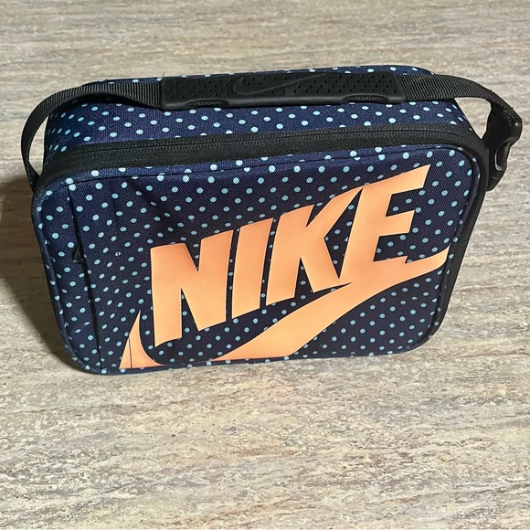 Nike | Dining | Nike Polka Dots Lunch Box With Front Zipper For Kids Or ...